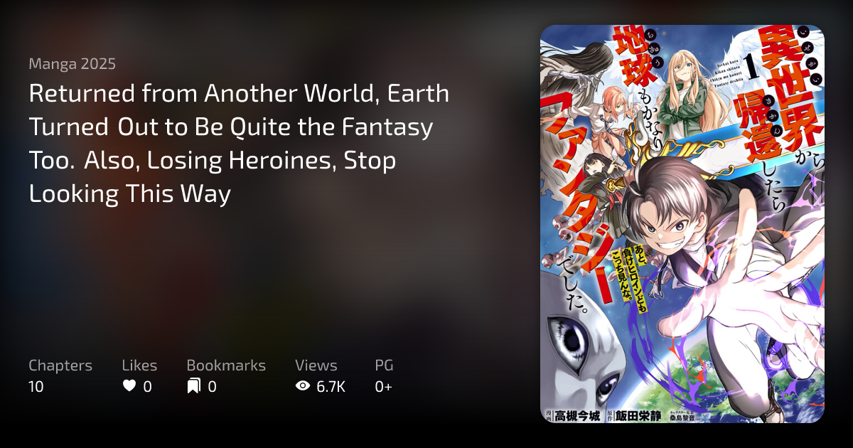 Returned from Another World, Earth Turned Out to Be Quite the Fantasy ...